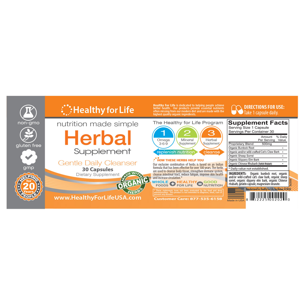 Healthy for Life - Herbal Supplement